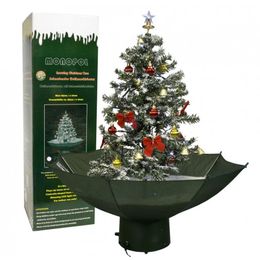 Monopol® Künstlicher Weihnachtsbaum Weihnachtsbaum mit Schneefall Schnee Licht Musik 75 cm