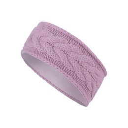 Compagno Stirnband (1-St) Strick-Stirnband gefüttert Damen Strickband Winterstirnband Ohrenschützer Band Kopfband Winter