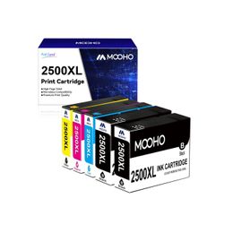 MOOHO 5er-Farben 2500XL Kompatibel Canon PGI-2500 XL Multipack Tintenpatrone (Canon Maxify IB4000 IB4050