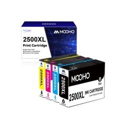 MOOHO 4er-Farben Kompatibel Canon PGI-2500 XL Multipack Tintenpatrone (Canon Maxify iB4050 iB4150 MB5050 MB5150