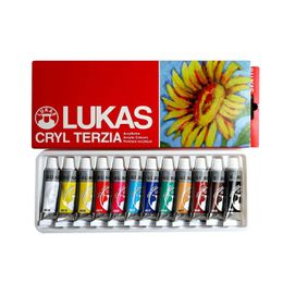 Lukas-Nerchau GmbH Acrylfarbe LUKAS Acrylfarben-Set 12x12ml