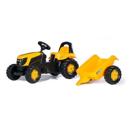 Rolly Toys® Tretfahrzeug Rolly Toys JCB Traktor mit Anhänger 012619