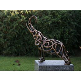 IDYL Dekofigur IDYL Bronze-Skulptur Elefanten