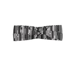 Abakuhaus Stirnband Elastisch und Angenehme alltags accessories Schwarz und weiß geometrisch