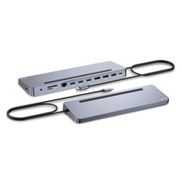 i-tec Laptop-Dockingstation USB-C Metal Ergonomic 3x 4K Display Docking Station