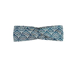 Abakuhaus Stirnband Elastisch und Angenehme alltags accessories Damast Blaues Blumenmuster