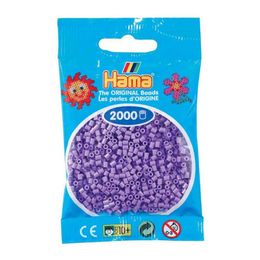 Hama Perlen Bügelperlen Hama Mini-Bügelperlen 2000 im Beutel pastell-lila
