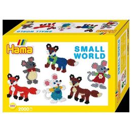 Hama Perlen Bügelperlen Hama Geschenkset kleine Welt Maus/Fuchs