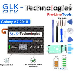 GLK-Technologies High Power Ersatzakku kompatibel mit Samsung Galaxy A7 (2018) A750 EB-BA750ABU