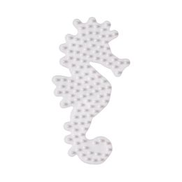 Hama Perlen Bügelperlen Hama Stiftplatte Seepferdchen weiß