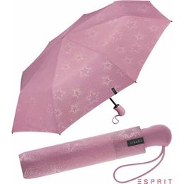 Esprit Taschenregenschirm Damen Easymatic Light Auf-Zu Automatik Starburst