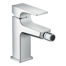 Hansgrohe Bidetarmatur Metropol Einhebel-Bidetmischer mit Push-Open Ablaufgarnitur