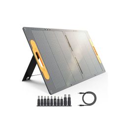 Aoucheni Faltbares Solarpanel 100W Monokristallines Solar Ladegerät Solarladegerät