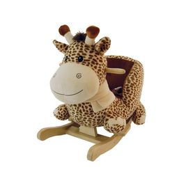 bieco Schaukelpferd bieco Plüsch Schaukeltier Giraffe Schaukelpferd Baby Schaukeltier Baby Kinderschaukel Indoor Baby Wippe Baby Schaukel Schaukelpferd ab 1 Jahr Schaukel Baby Spielzeug ab 1 Jahr