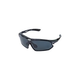 YEAZ Sportbrille SUNRAY sport-sonnenbrille schwarz/polarisiert