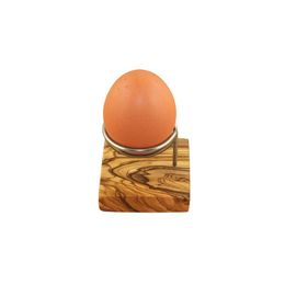 Olivenholz-erleben Eierbecher Eierhalter DESIGN aus Olivenholz