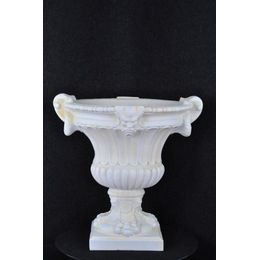 JVmoebel Skulptur XXL Design Blumen Topf Dekoration Vase Vasen Deko Kelch Pokal 69cm