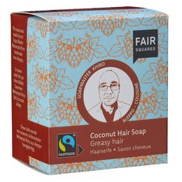 Fair Squared Haarseife Fair Squared Haarseife mit Kokosöl für schnell nachfettendes Haar mit fair gehandelten Inhaltsstoffen