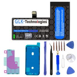 GLK-Technologies High Power Ersatz Akku kompatibel mit Apple iPhone XS mit Öffnungswerkzeug Smartphone-Akku 3374 mAh (3