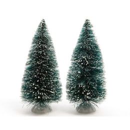Kaemingk Künstlicher Weihnachtsbaum Kieferbäumchen 2er Set Bilster 15 cm