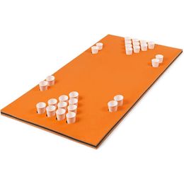 KOMFOTTEU Luftmatratze Schwimmender Beer Pong Tisch