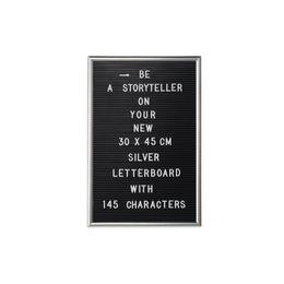 Relaxdays Memoboard Letterboard 30 x 45 cm