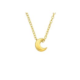 BUNGSA Ketten-Set Kette Mond goldfarben aus 925 Silber Damen (1-tlg)