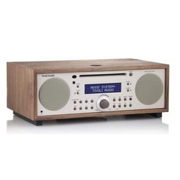 Tivoli Audio Music System+ Walnuss/beige Stereoanlage (Digitalradio (DAB)