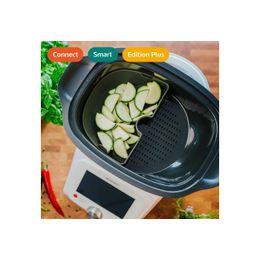 Mixcover Küchenmaschinen-Adapter mixcover Garraumteiler (HALB) für Monsieur Cuisine Connect & Smart Dampfgarraum
