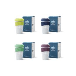 FIFTYEIGHT PRODUCTS Coffee-to-go-Becher 4 x To Go Becher Lecker