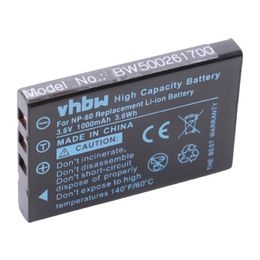 vhbw Kamera-Akku passend für Kompatibel mit Nikon CoolPix E880 Foto Kompakt / Camcorder Digital (1000mAh