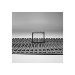 Lego® Spielbausteine Lego® Fenster 1x4x3 Transparent + grauer Rahmen