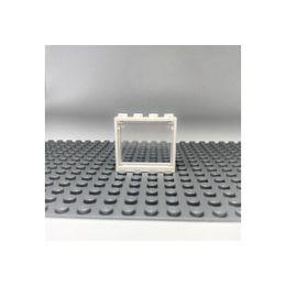 Lego® Spielbausteine Lego® Fenster 1x4x3 Transparent + weißer Rahmen