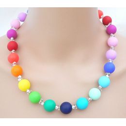 traumschmuck Perlenkette 039. Halskette farbecht mehrfarbig bunt multicolor (incl. Schmuckbox)
