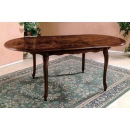 JVmoebel Esstisch, Ovaler Esstisch Holz Tisch Möbel Tische Einrichtung Massivholz