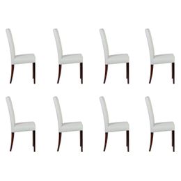 JVmoebel Stuhl 8x Stühle Stuhl Polster Design Lounge Club Sitz Lehn Sessel Neu