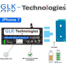 GLK-Technologies Verbesserter Ersatz Akku für iPhone 7 Ohne Öffnungswerkzeug Handy-Akku 1960 mAh (3.83 V)