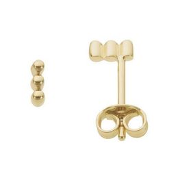 Firetti Paar Ohrstecker Schmuck Geschenk Gold 333 Ohrschmuck Kugeln Stab, gelb|goldfarben