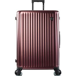 Heys Hartschalen-Trolley Smart Luggage®, 76 cm, 4 Rollen, Koffer groß vollständig venetztes High-End-Gepäck mit App-Funktion, rot