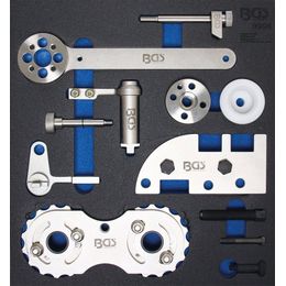 BGS-technic BGS Werkzeugset Werkstattwageneinlage 2/3: Motor-Einstellwerkzeug, für Volvo B4204, silberfarben