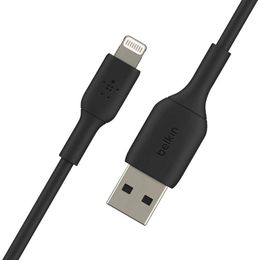 Belkin Lightning Lade/Sync Kabel PVC mfi zertifiziert 15 cm Smartphone-Kabel, USB Typ A, Lightning (15 cm), schwarz