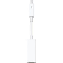 Apple Thunderbolt to Gigabit Ethernet Adapter Smartphone-Adapter Thunderbolt zu RJ-45 (Ethernet), weiß