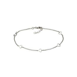 Firetti Fußkette Schmuck Geschenk Silber 925 Körperschmuck Erbskette, silberfarben