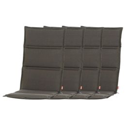 BURI Sesselauflage 4er-Set Sesselauflage Centauri Olivgrün 120x48x3cm Sitzkissen