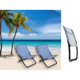 Setpoint Campingstuhl, SET Beach-Chair faltbarer Strand-Stuhl Angler klappbar kleines Packmaß
