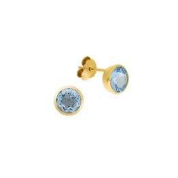 Diamonds by Ellen K. Fascination by Ellen K. Paar Ohrstecker 375 Gold Blautopas, gelb
