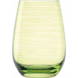 Stölzle Becher TWISTER, Glas, 6-teilig, grün