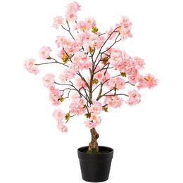 Kunstblume Kirschblütenbaum im Topf, Creativ green, Höhe 70 cm, rosa