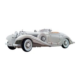 Maisto® Sammlerauto Mercedes 500K Maharadjah, Maßstab 1:18, mit ausklappbarem Notsitz, weiß