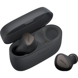 Jabra Elite 4 Bluetooth Headset wireless In-Ear-Kopfhörer (Active Noise Cancelling (ANC), grau